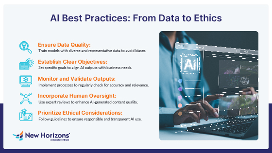 Best Practices for Reliable and Ethical Generative AI - New Horizons - Blog | New Horizons